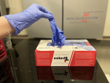 Eckert-Colorshop - Honeywell Nitril Handschuhe blau 803-81 "L" 200St/Pk